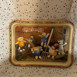 Toys | Vintage 1984 Cabbage Patch Kids Metal Folding Tv Tray | Poshmark